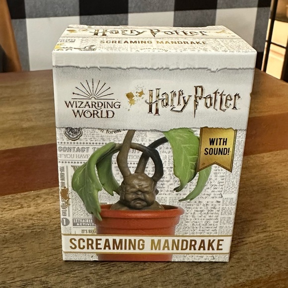 Other | Harry Potter Mini Replica Screaming Mandrake Herbology Hogwarts ...
